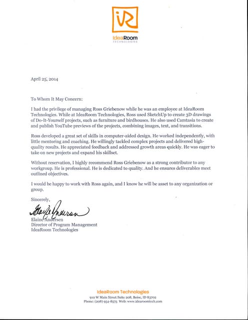 Cover Letter | PDF