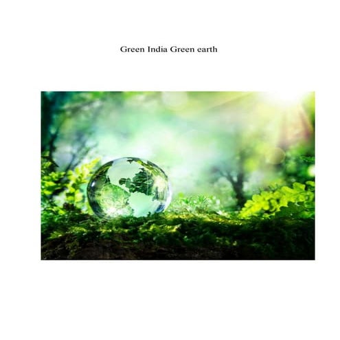 Green India, Clean India | DOCX