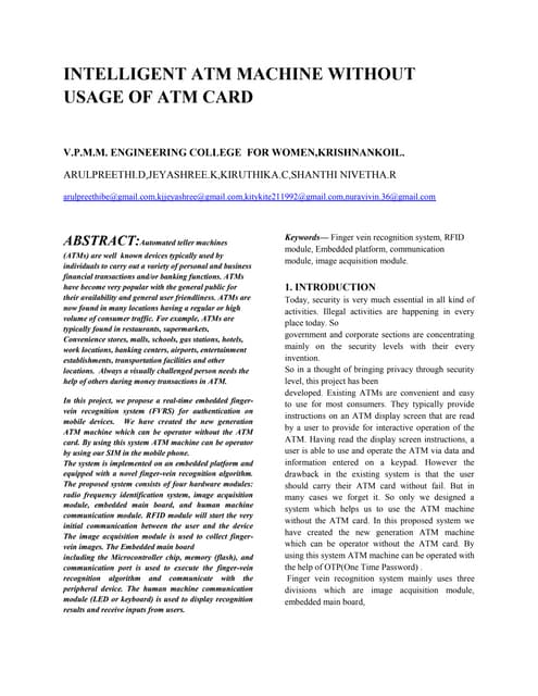 IRJET- IoT based Smart Voting System | PDF