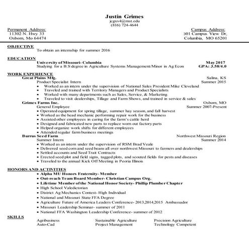 Justin Resume | PDF