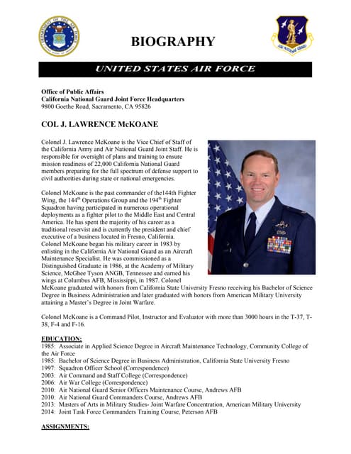 Theisen Military Bio | PDF