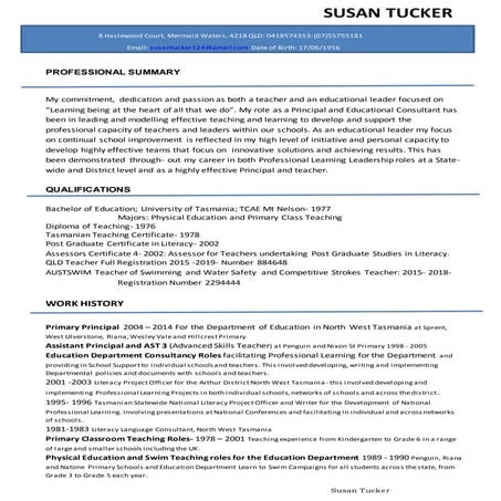 Susan Tucker Resume October 2015 | DOCX