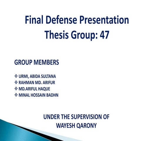 Final difence presentation | PPTX