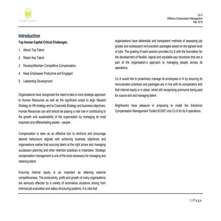 Generic ECMT Proposal | PDF