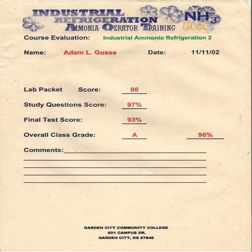 Ammonia Class #2 Grade | PDF