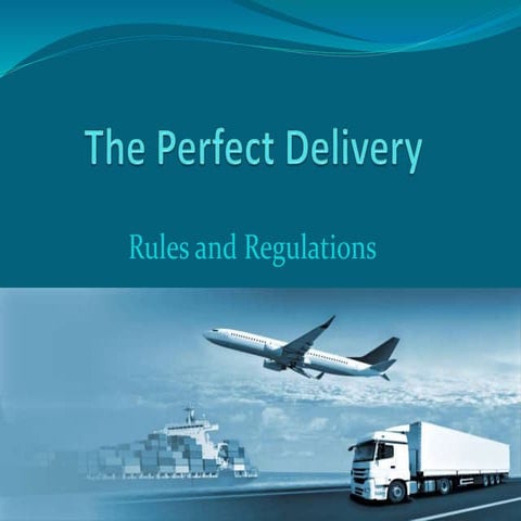 The Perfect Delivery (1) | PPT