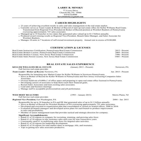 Larry Minsky -Resume 2015 | PDF