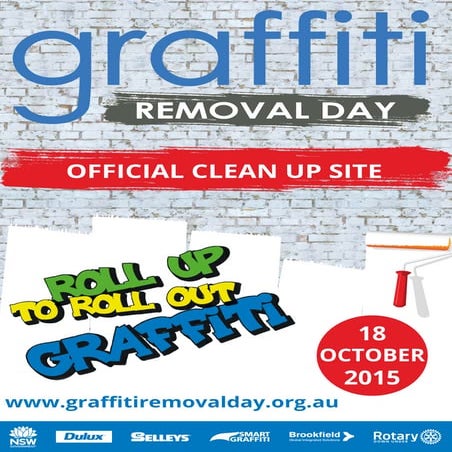 Graffiti Removal Day coreflute WITH STICKER | PDF
