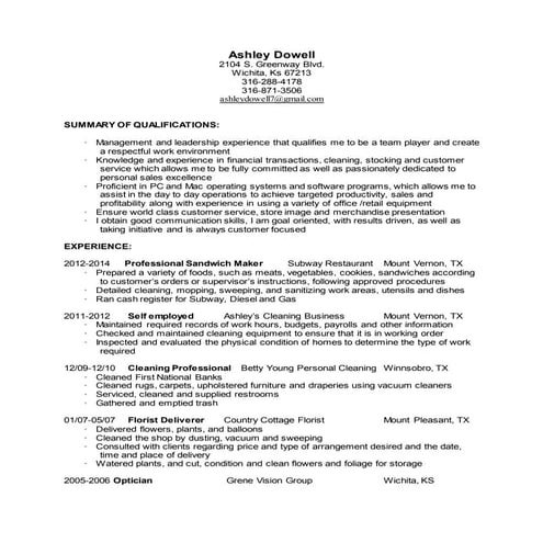 2015 Resume | PDF