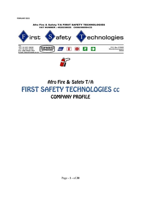 Construction Site Based Fire Safety Campaign | PPT