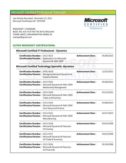 019-Microsoft-SureStep-2011 | PDF