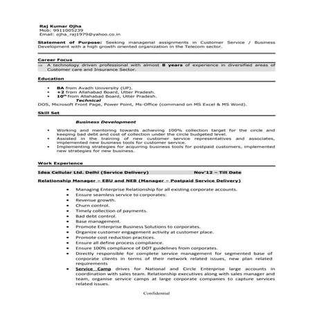 Resume Rajkumar | DOC