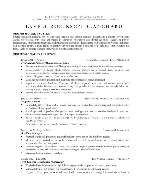 Resume-Gallagher | PDF | Business and Finance