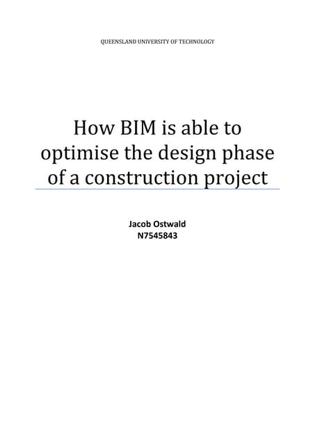 Building Information Modeling (BIM) | PDF