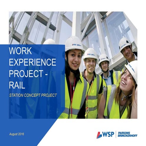 WORK EXPERIENCE PROJECT - RAIL (2) (1) | PPTX | Civil Engineering ...