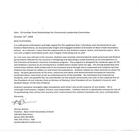 Reference Letter | PDF