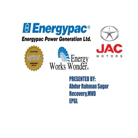 Energypac Power Generation Ltd.-Motor vehicle department (MVD ...