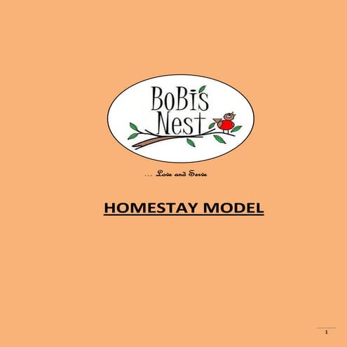 BoBi's Nest Homestay Model | PDF