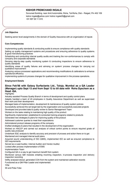 NQA 10 Steps to IMS Guide | PDF