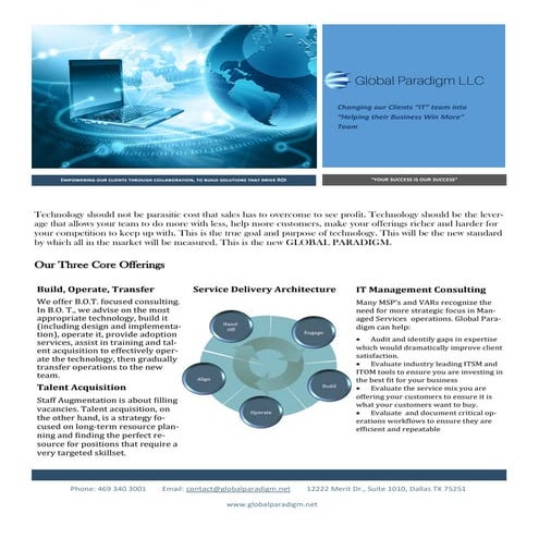 Global Paradigm Brochure - MSP | PDF