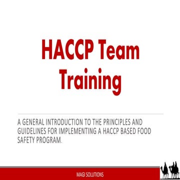 HACCP Presentation | PPT