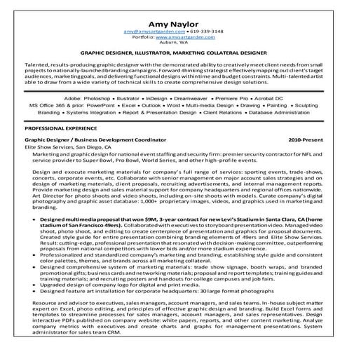 Amy Naylor Resume 2016 | PDF