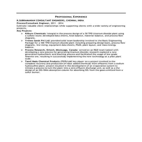 Professional Experience | DOCX