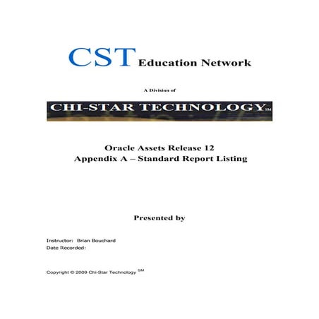 Fa0 a appendix_reports | PDF