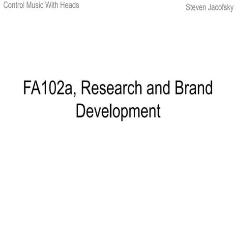 Fa 102a assignment #1 | PPTX
