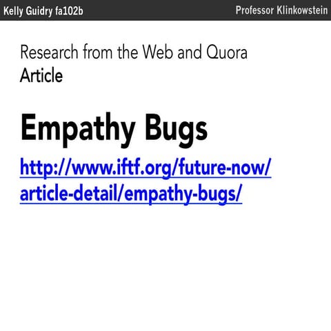 FA102B Final | Kelly Guidry | PPT