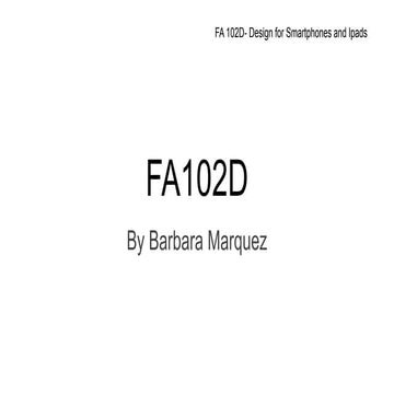 Fa102 d app concept 2 | PDF