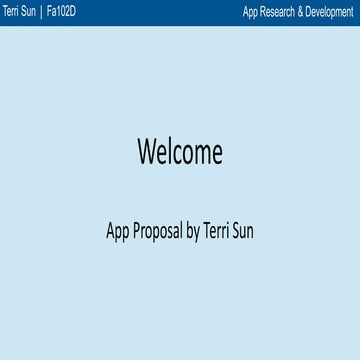 Fa102d Presentation_Terri Sun | PPT