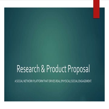Fa102 Product proposal | PPTX