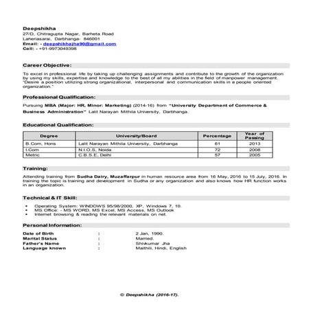 KD RESUME JIVA | DOC