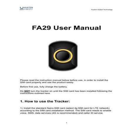 4G Mini GPS Tracker FA29 User Manual (Huatenglobal).pdf