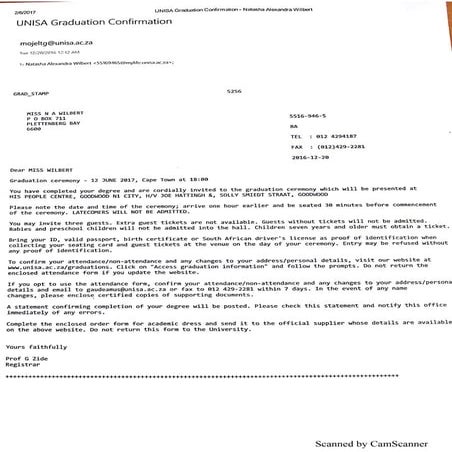 qualifications unisa | PDF