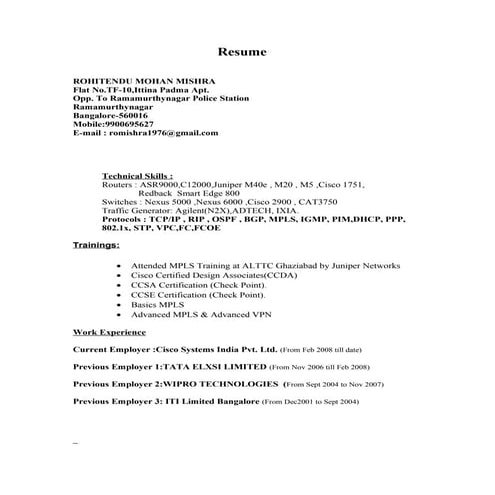 Rohit_resume | DOC