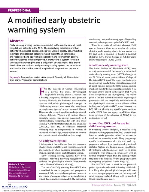 Medical emergency Obstetric warning signs | PPTX