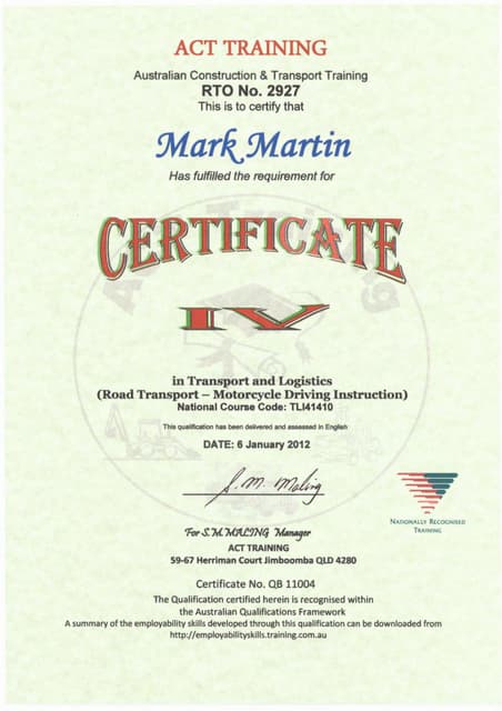 sat certificate | PDF