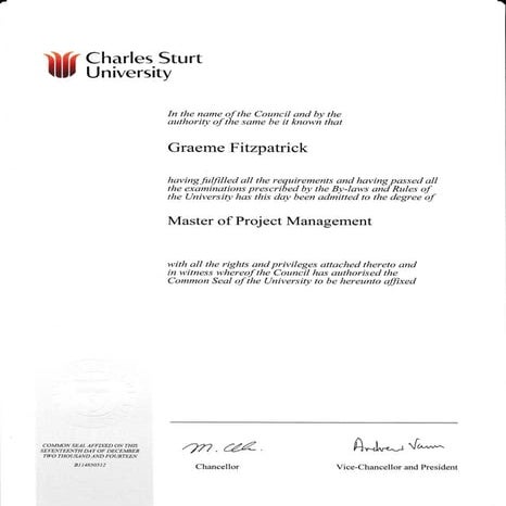 CSU Masters Award | PDF