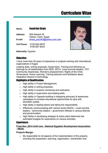 Bogale's CV | DOC | Postgraduate Education | College Education
