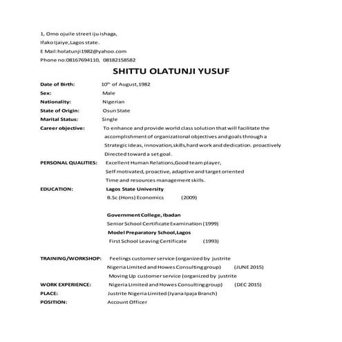 SHITTU CV | DOCX