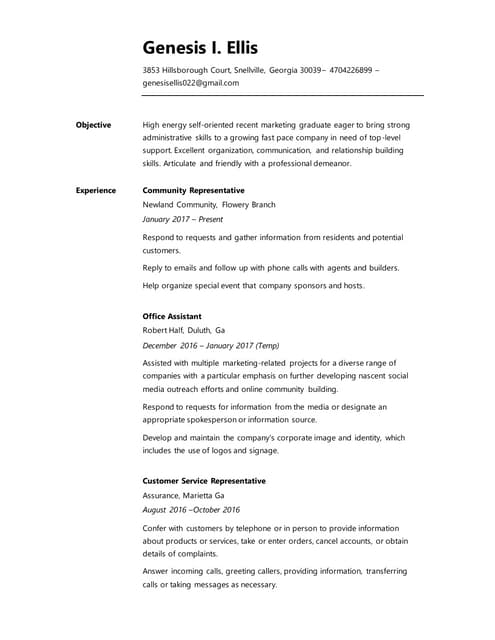 RESUME | PDF