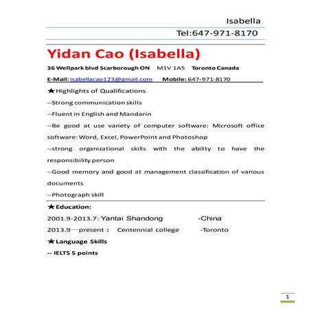 Yidan Cao | PDF
