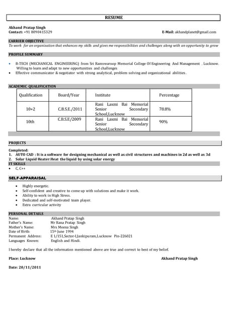 akhand pratap singh resume (1) | DOCX akhand pratap singh resume (1) | DOCX