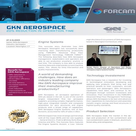 Success Story - GKN-Aero-Success Story-2016-force | PDF