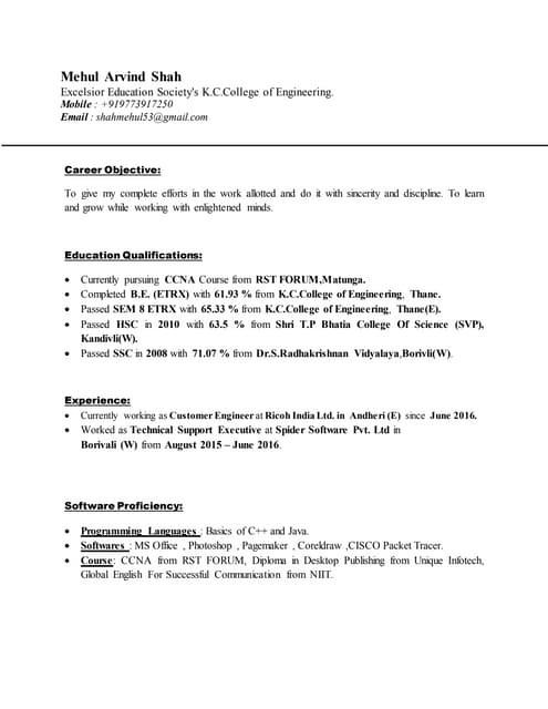 Kristen Holmes- Resume | PDF