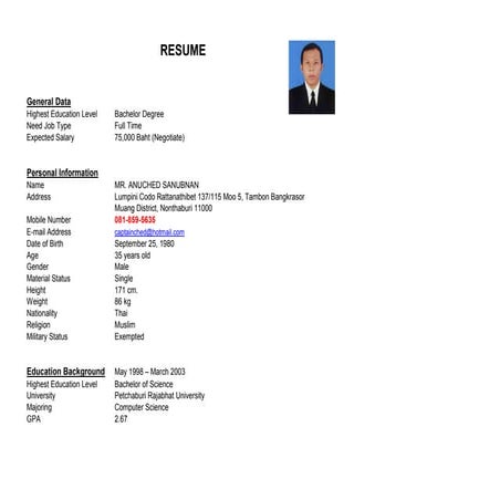 Anuched_CV2016 | PDF