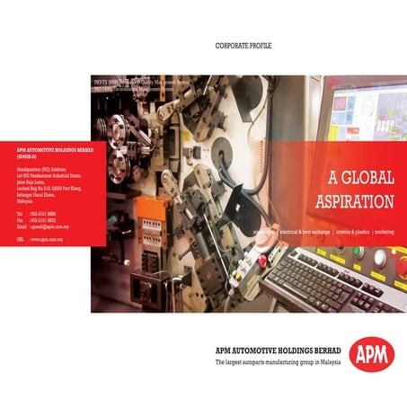 APM coprporate Profile 2014-new | PDF