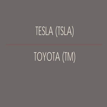 Tesla Inc (TSLA) Stock Analysis | PDF